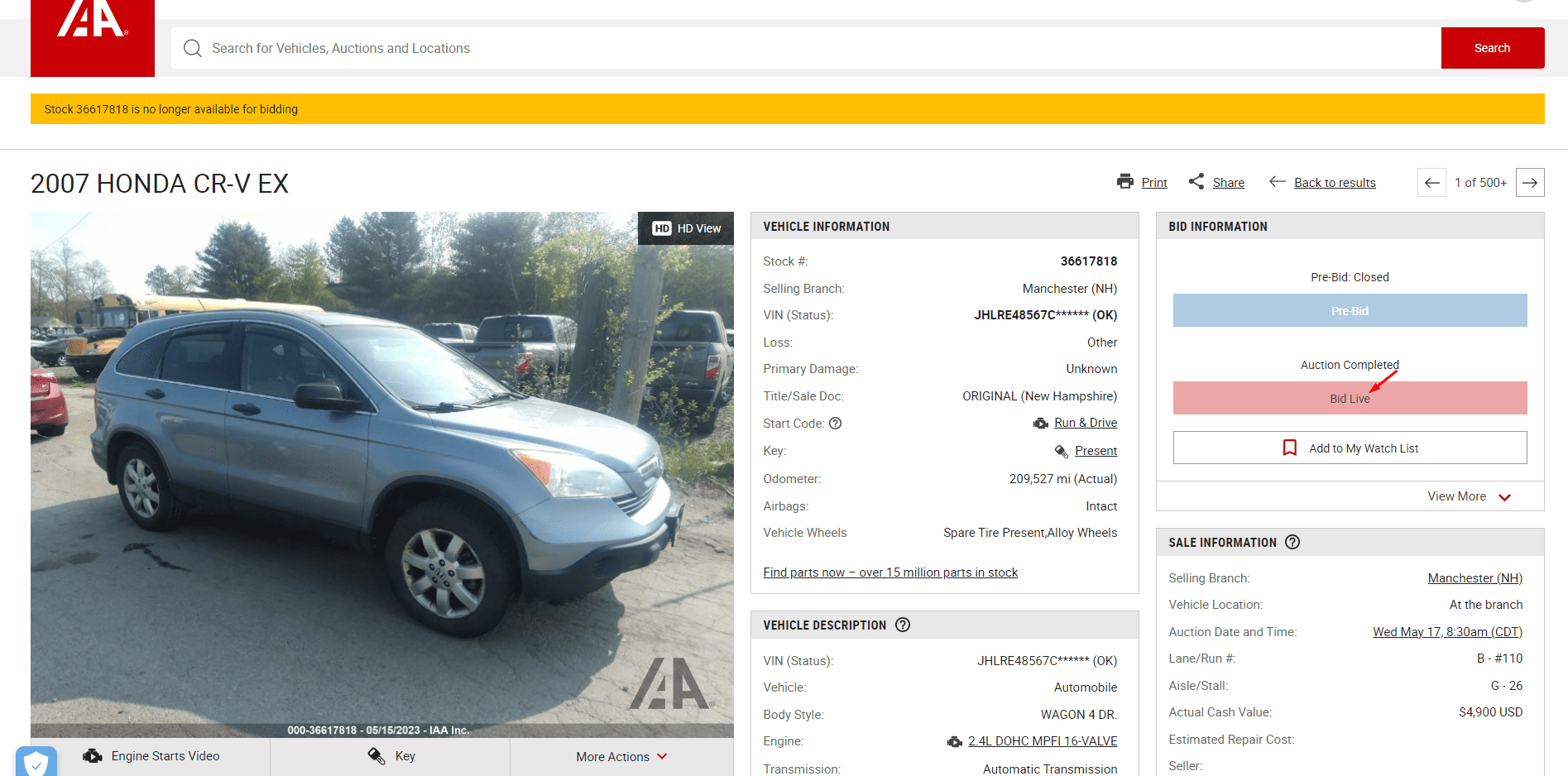 Про IAAI (Insurance) — страховий аукціон США